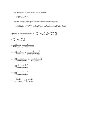 Discrete mathematic question answers | PDF
