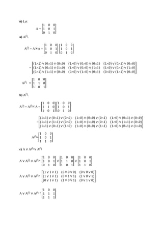 Discrete mathematic question answers | PDF