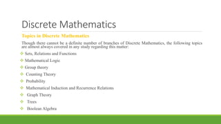 Discrete mathematics OR Structure | PPTX