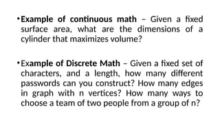 DISCRETE MATHEMATICS Presenatation for IT | PPT
