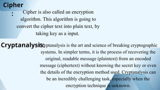 Types of Cryptograph Symmetric Ceaser cipher and also about Assymetric ...