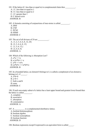 Discrete mathematics (1) | PDF