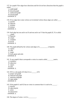 Discrete mathematics (1) | PDF