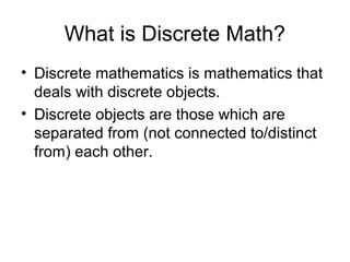 Discrete mathematics by sadat sumon | PPT