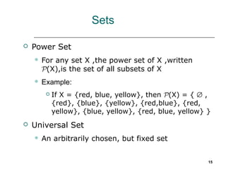 Discrete mathematics Ch1 sets Theory_Dr.Khaled.Bakro د. خالد بكرو | PPT
