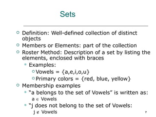 Discrete mathematics Ch1 sets Theory_Dr.Khaled.Bakro د. خالد بكرو | PPT