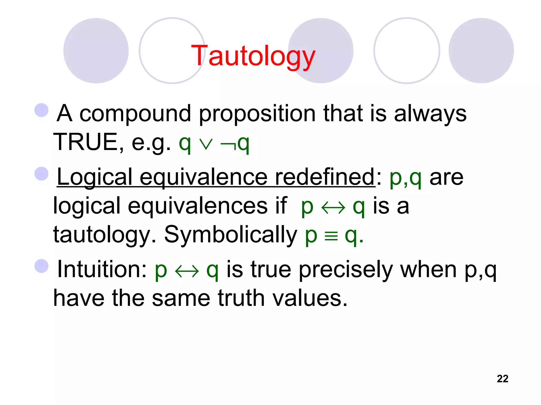 Discrete mathematics Ch2 Propositional Logic_Dr.khaled.Bakro د. خالد ...