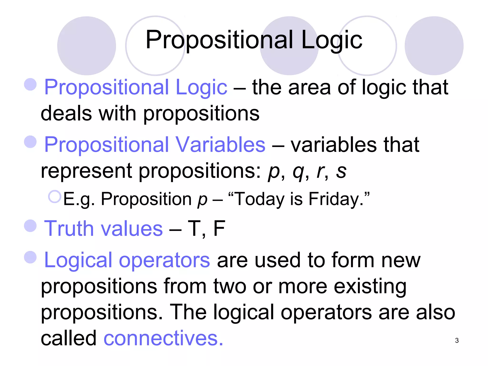Discrete mathematics Ch2 Propositional Logic_Dr.khaled.Bakro د. خالد بكرو | PPT