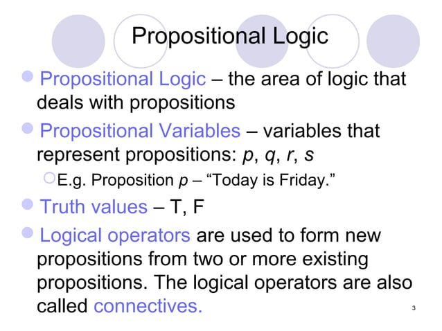 Discrete mathematics Ch2 Propositional Logic_Dr.khaled.Bakro د. خالد ...