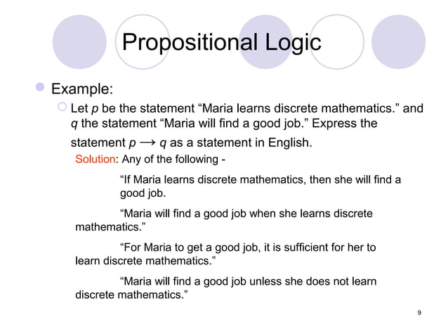 Discrete mathematics Ch2 Propositional Logic_Dr.khaled.Bakro د. خالد ...