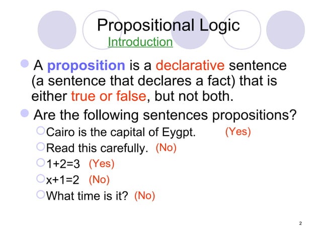 Discrete mathematics Ch2 Propositional Logic_Dr.khaled.Bakro د. خالد ...