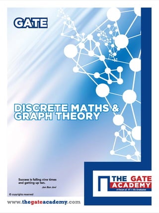 Computer Science Engineering: Discrete mathematics & graph theory, THE GATE ACADEMY | PDF