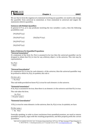 Computer Science Engineering: Discrete mathematics & graph theory, THE ...