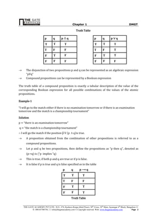 Computer Science Engineering: Discrete mathematics & graph theory, THE ...