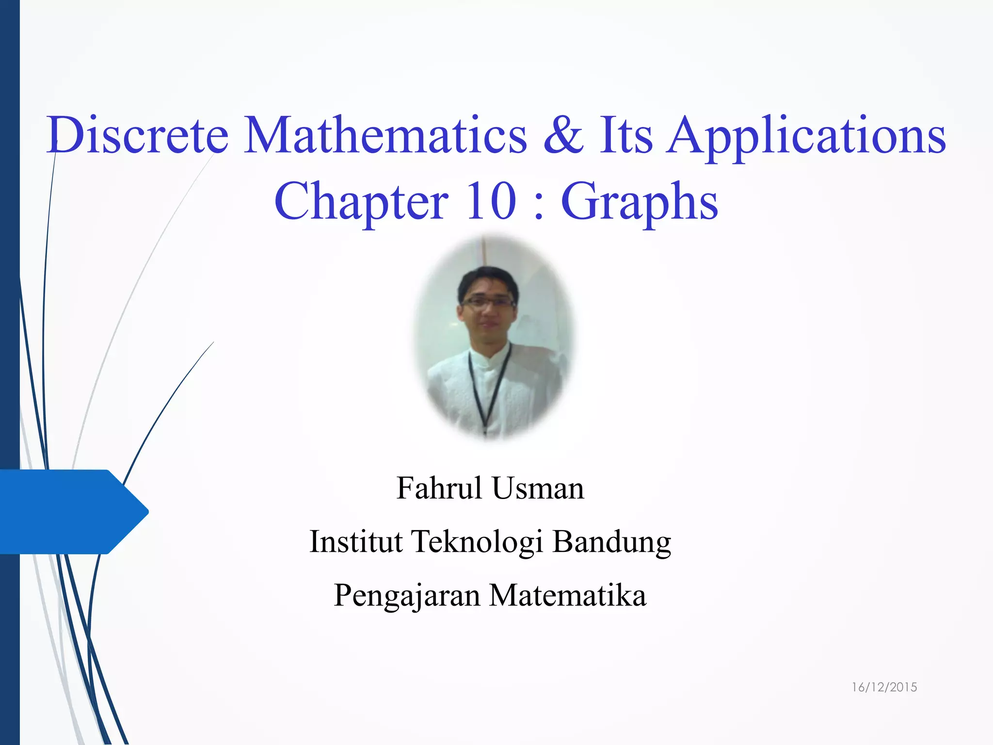 Discrete Mathematics & Its Applications (Graphs) | PPT Discrete Mathematics & Its Applications (Graphs) | PPT