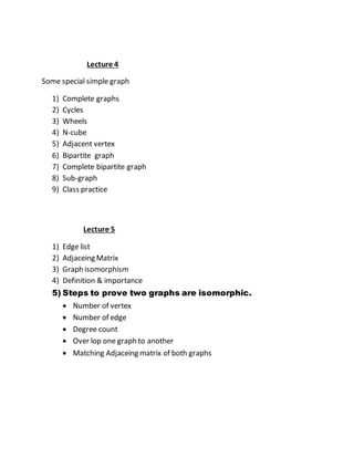 Discrete mathematics (topic) | PDF