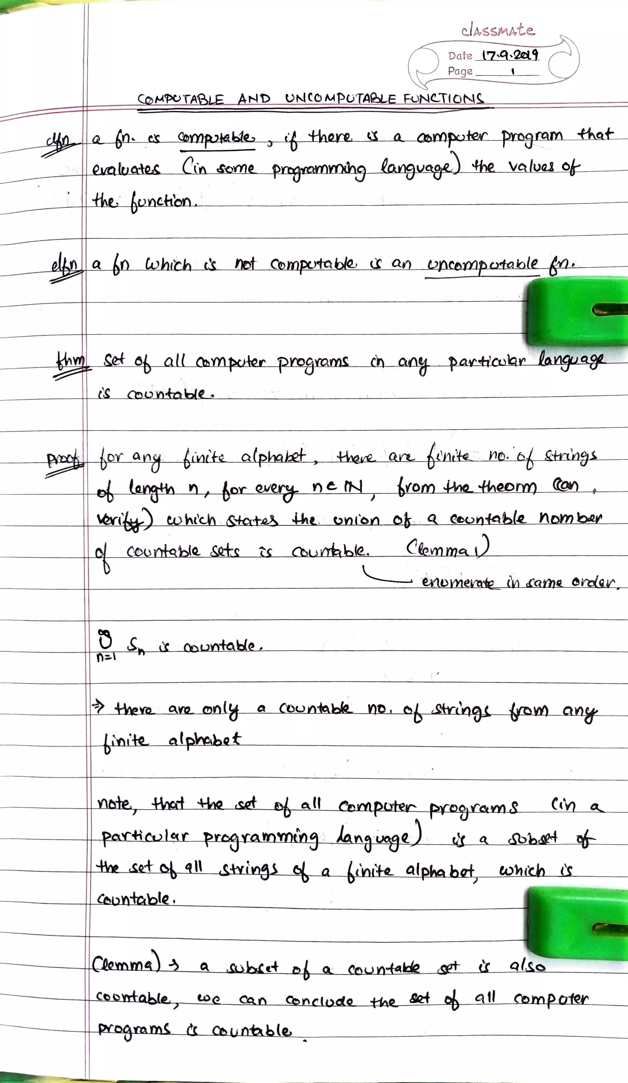 Discrete maths# Computable and uncomputable functions 2 | PDF