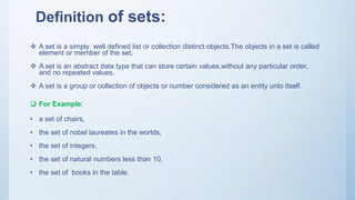 Discrete math (sets) | PPTX