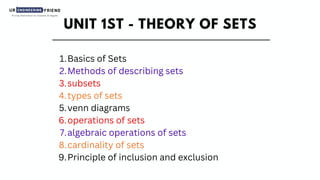 Discrete Maths Notes by Ur Engineering Friend | PDF