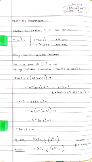 Discrete maths# Recurrence relations | PDF