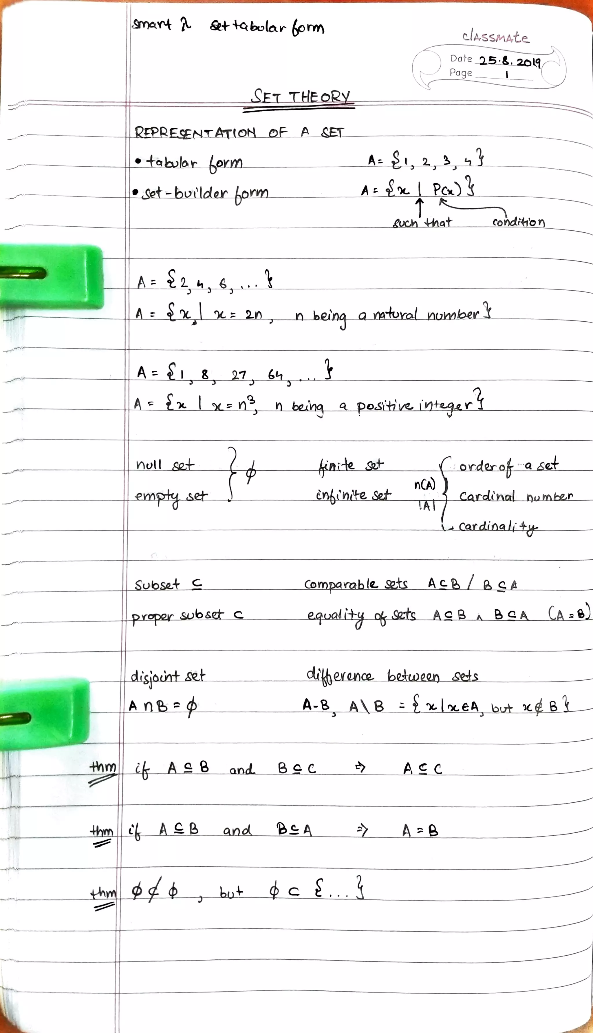 Discrete maths# Set theory | PDF