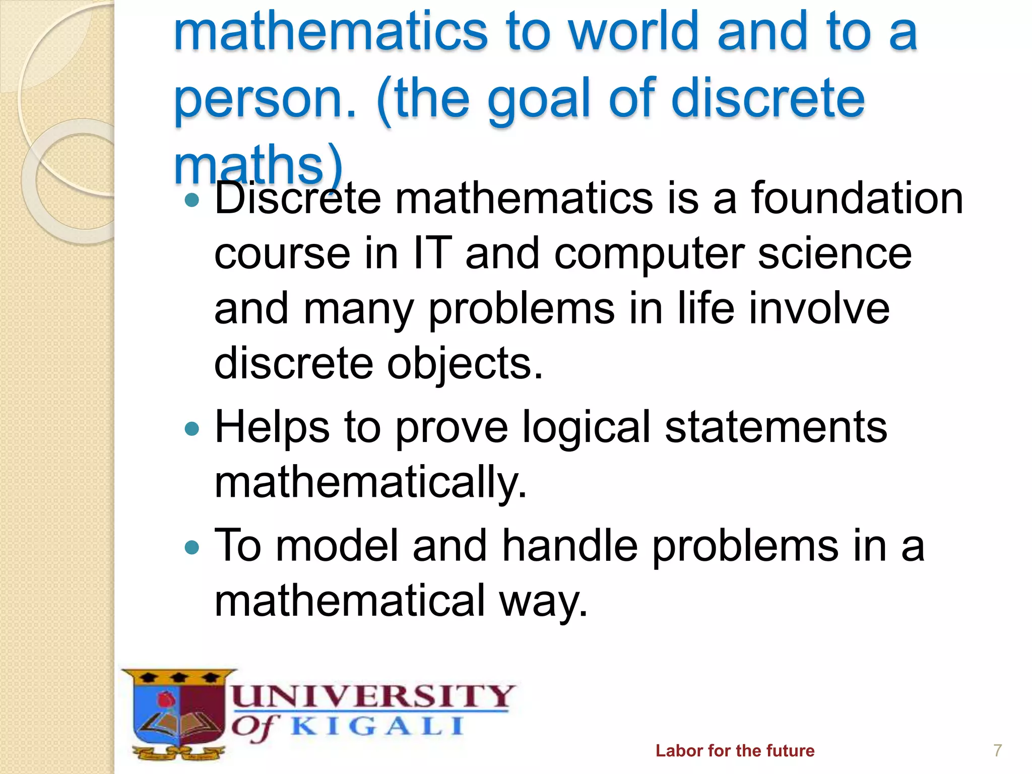 Discrete mathematics notes | PPTX