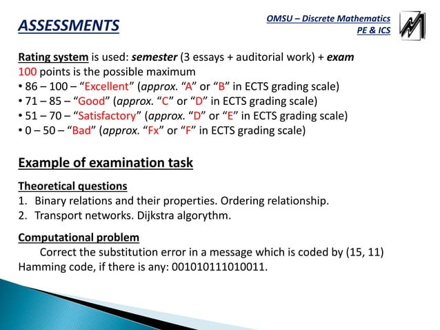 Course - Discrete Mathematics | PPTX | Computing | Technology & Computing