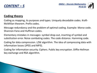 Course - Discrete Mathematics | PPTX | Computing | Technology & Computing