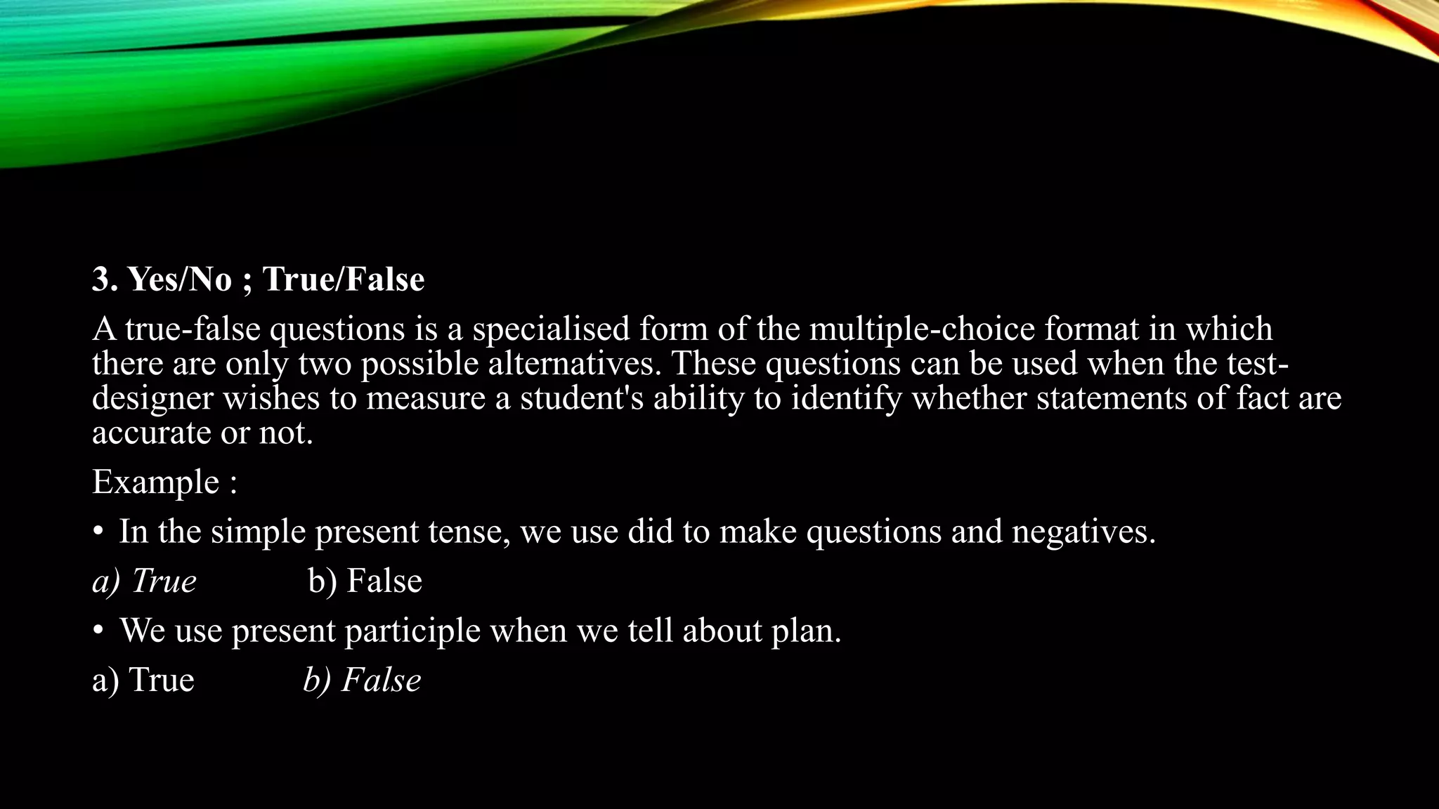 Discrete point test 1 | PPTX