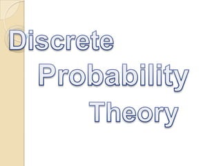 Discrete probability | PPT