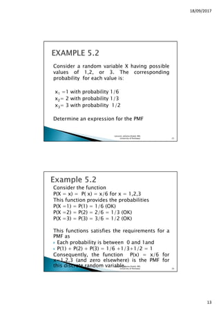 Discrete probability distribution (complete) | PDF