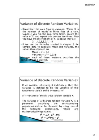 Discrete probability distribution (complete) | PDF