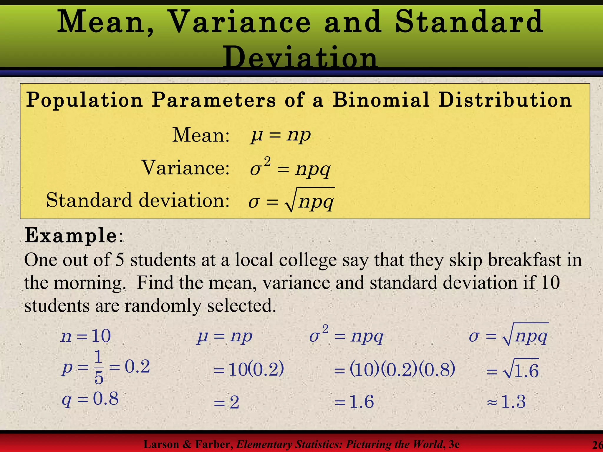 Discrete Probability Distributions | PPT
