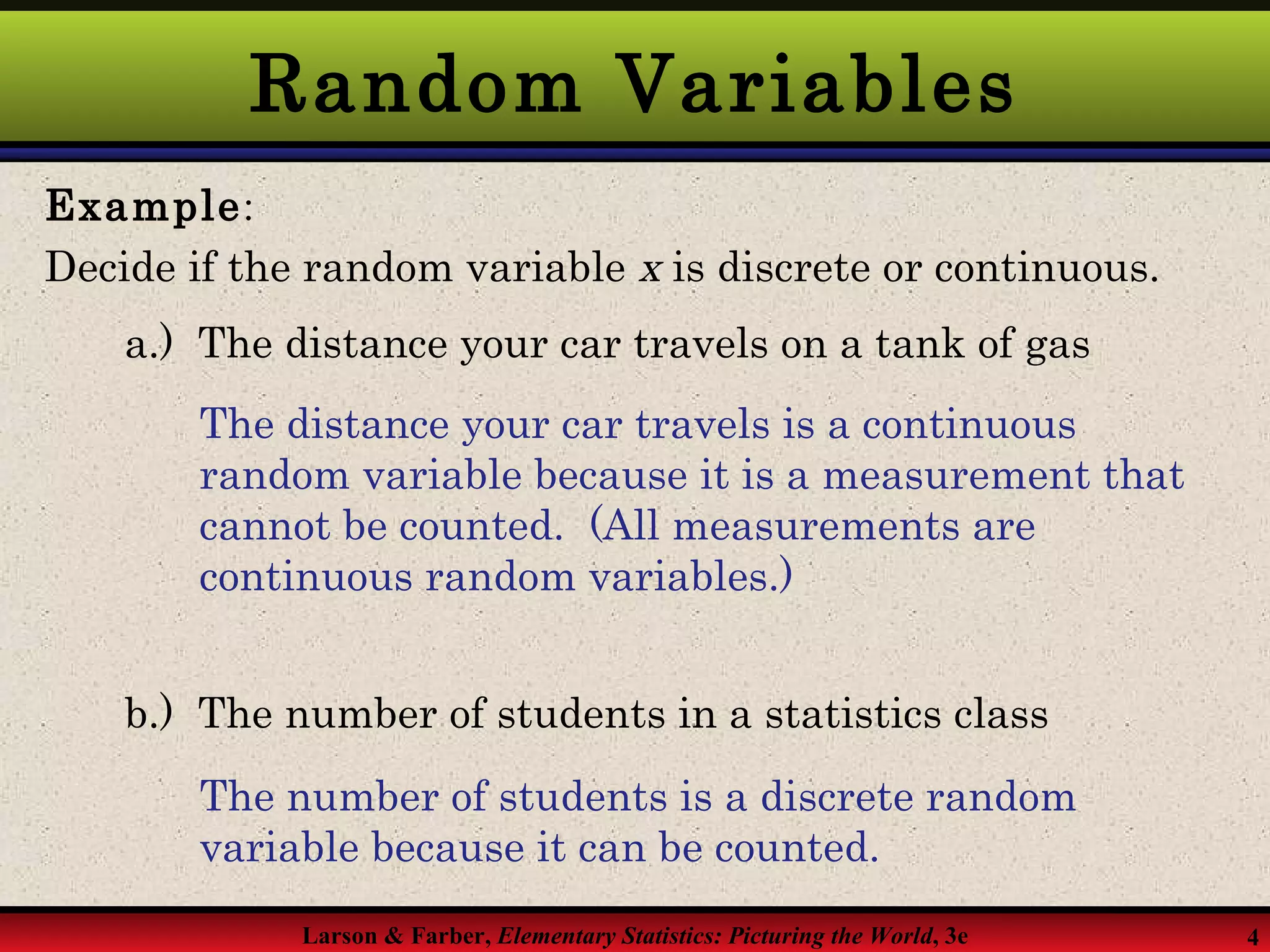 Discrete Probability Distributions | PPT
