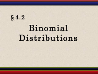 Discrete Probability Distributions | PPT