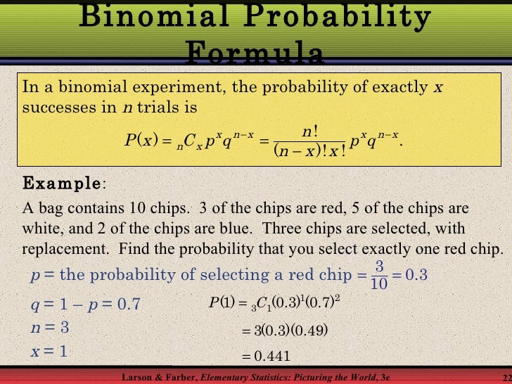 Binomial Distribution Is A Discrete Probability Distribution - Research ... Binomial Distribution Is A Discrete Probability Distribution - Research ...