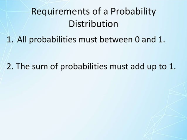Discrete Random Variable (Probability Distribution) | PPTX
