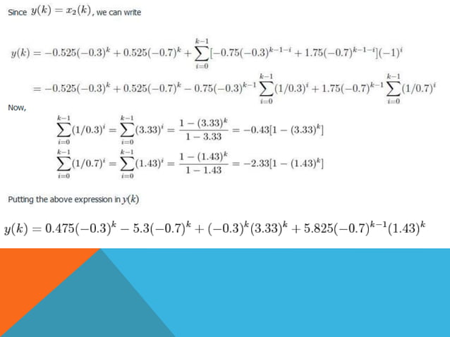 Discrete State Space Model 9th And10th Lecture Ppt