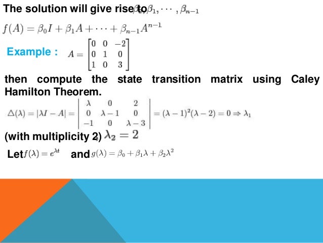 Discrete State Space Model 9th And10th Lecture