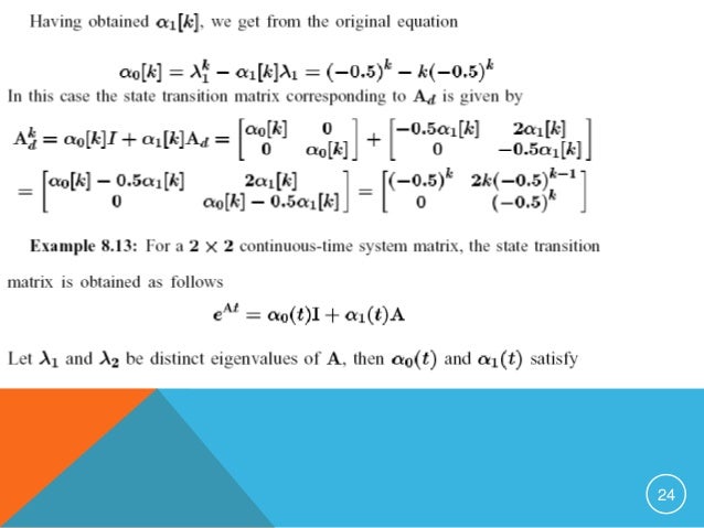 Discrete State Space Model 9th And10th Lecture