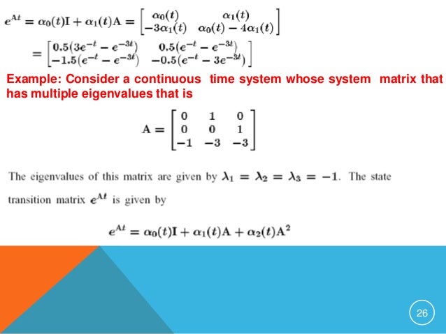 Discrete state space model 9th &10th lecture