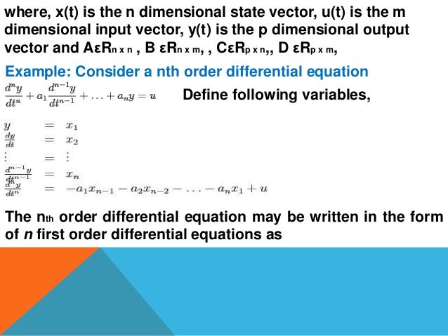 Discrete State Space Model 9th And10th Lecture