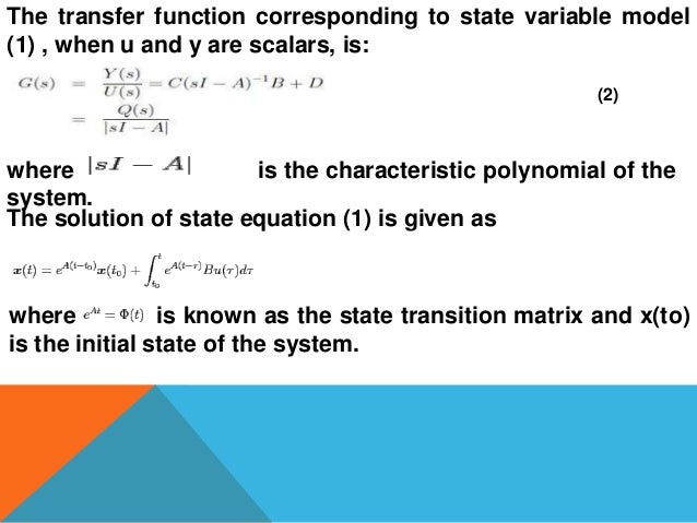 Discrete State Space Model 9th And10th Lecture