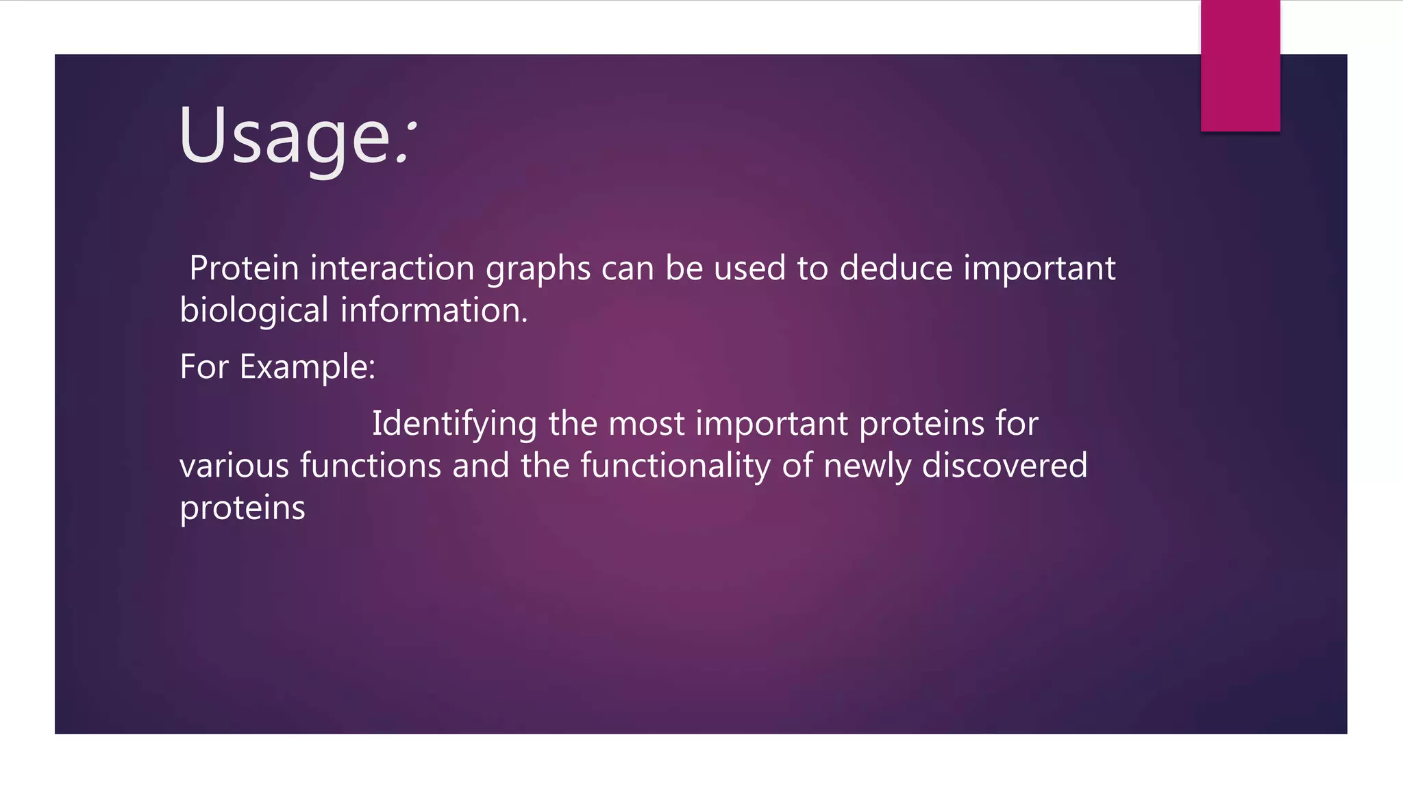 Protein Interaction Graph | PPTX | Chemistry | Science