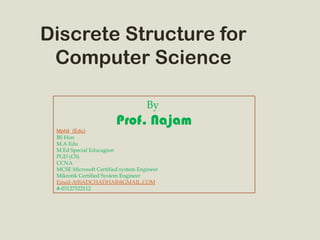 Discrete Structure all about structure and | PPTX