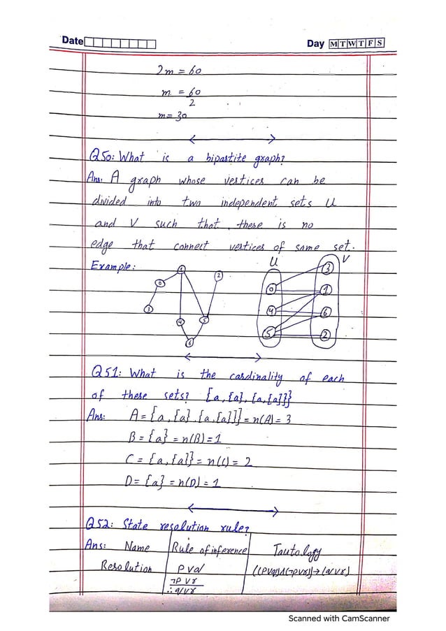 Discrete structures Past Papers | PDF