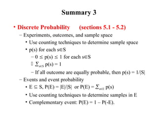 Introduction to and Discrete summary.ppt