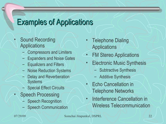 Discrete-Time Signal Processing | PPT | Digital Audio | Computer Software and Applications