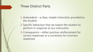 Discrete trial training | PPTX
