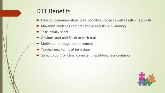 Discrete trial training | PPTX | Special Education | Education